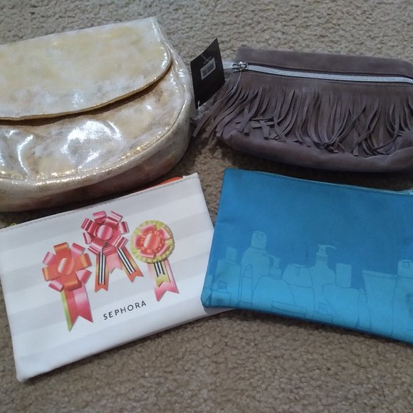 Ulta Beauty | Bags | 4 Bagsclutch Makeup Bags | Poshmark